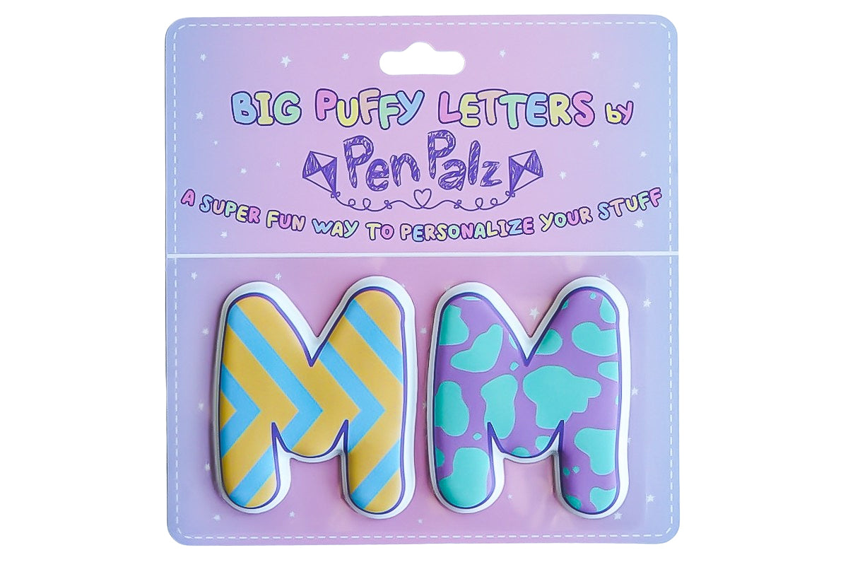 BIG PUFFY LETTER Stickers – Pen Palz