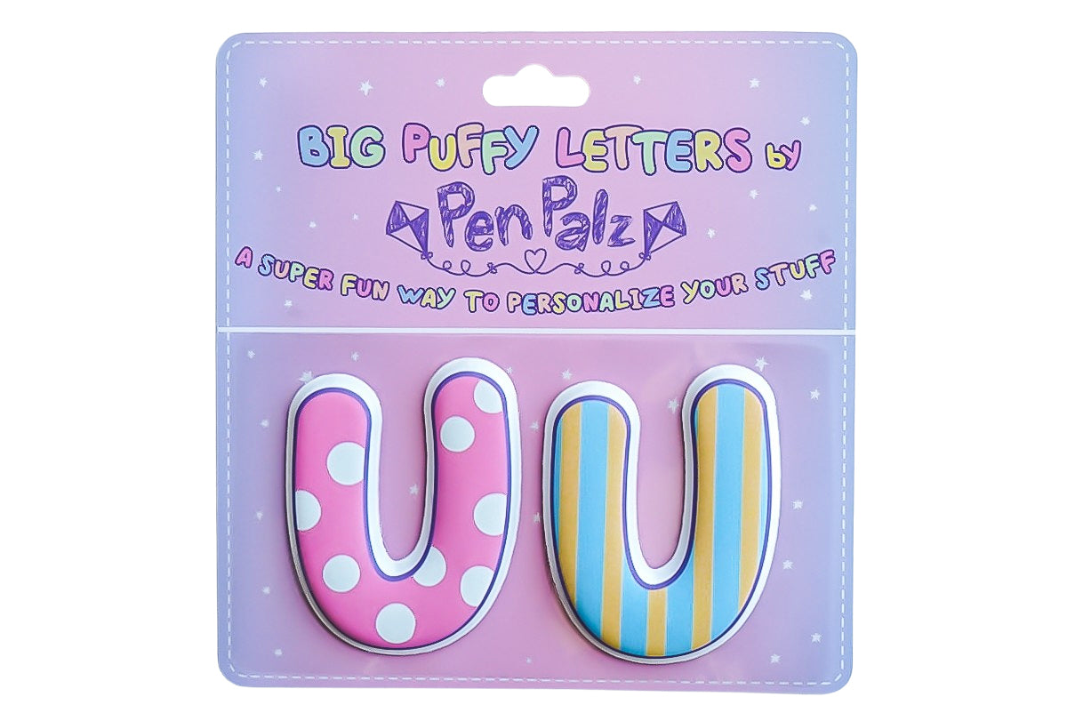 BIG PUFFY LETTER Stickers – Pen Palz