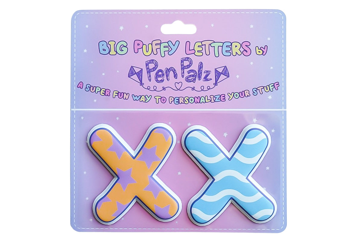 BIG PUFFY LETTER Stickers – Pen Palz