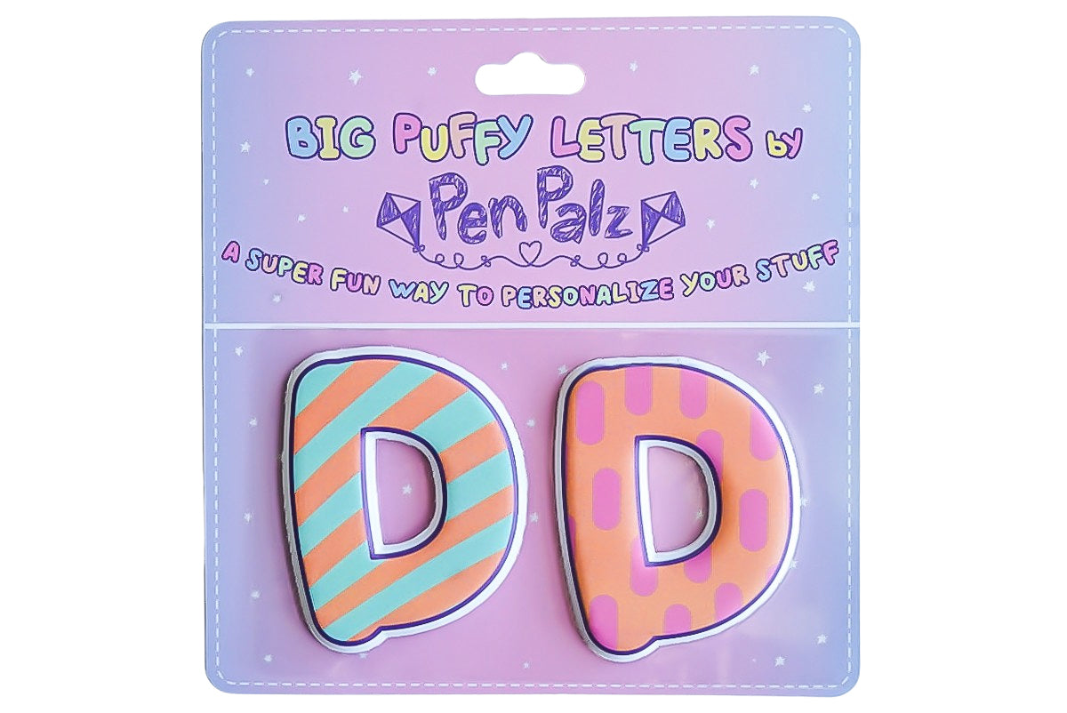 BIG PUFFY LETTER Stickers – Pen Palz