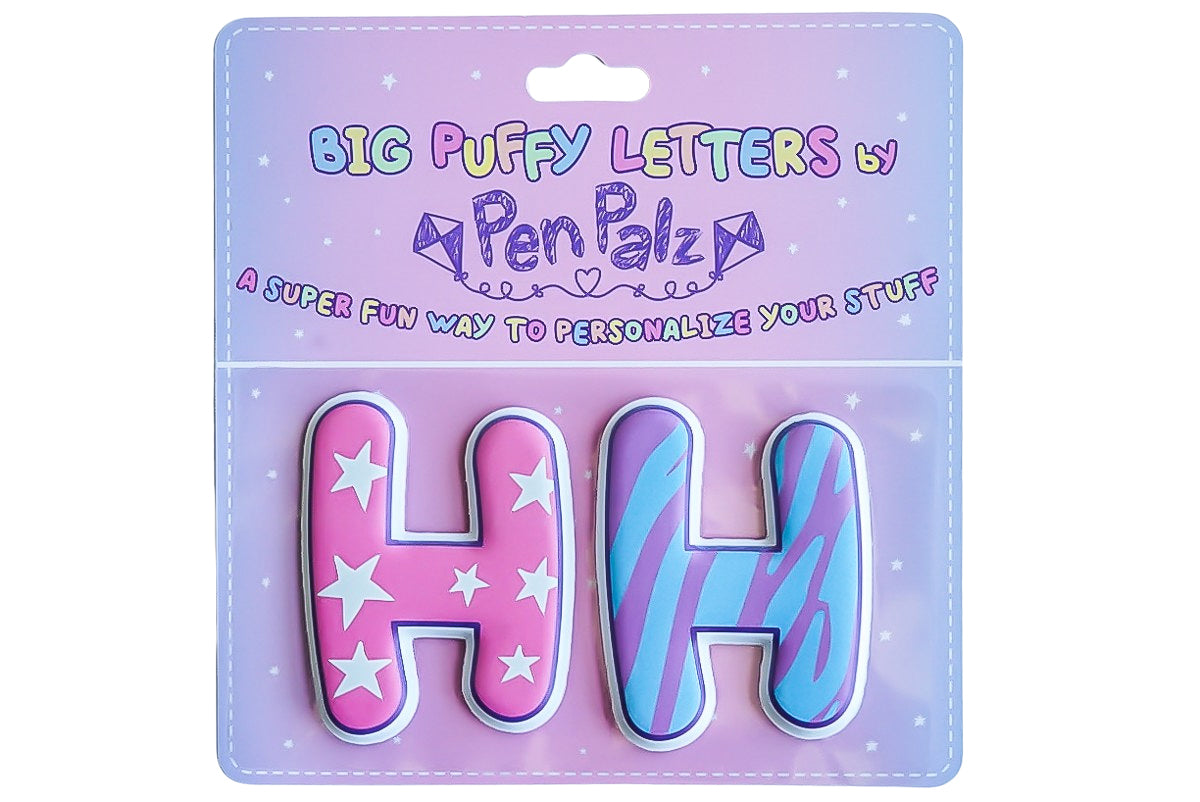 BIG PUFFY LETTER Stickers – Pen Palz